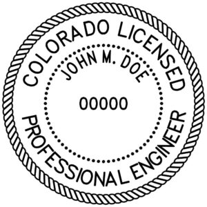 Colorado Professional Engineer Stamp | PE Stamps