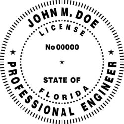 Florida Professional Engineer Stamp | PE Stamps