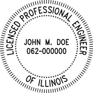 Illinois Professional Engineer Stamp | PE Stamps