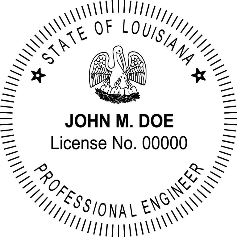 Get Professional Engineer Stamps, Engineer Seal Embosser