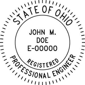 Ohio Professional Engineer Stamp | PE Stamps