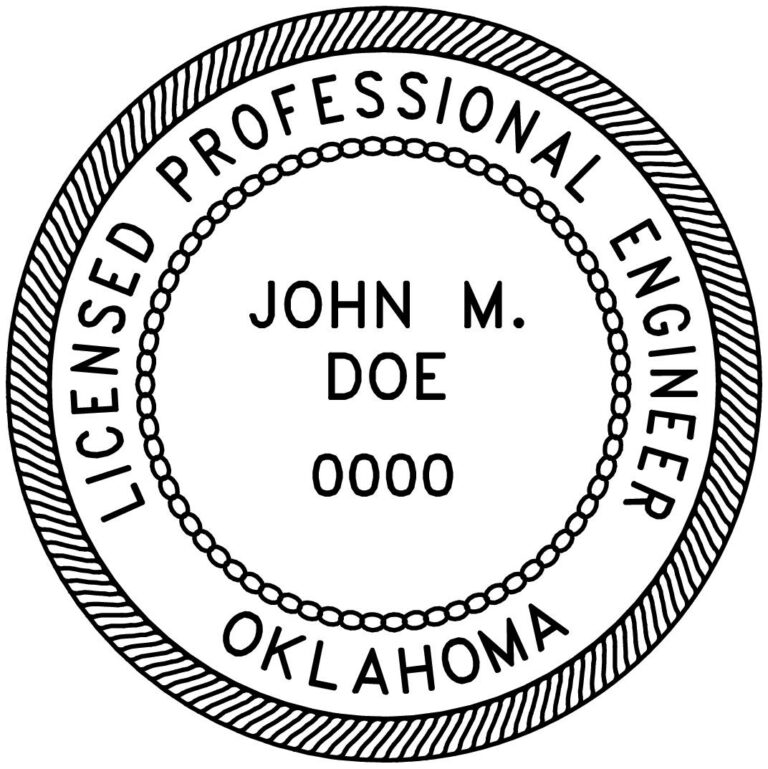 Professional Engineer Stamp | PE Stamp