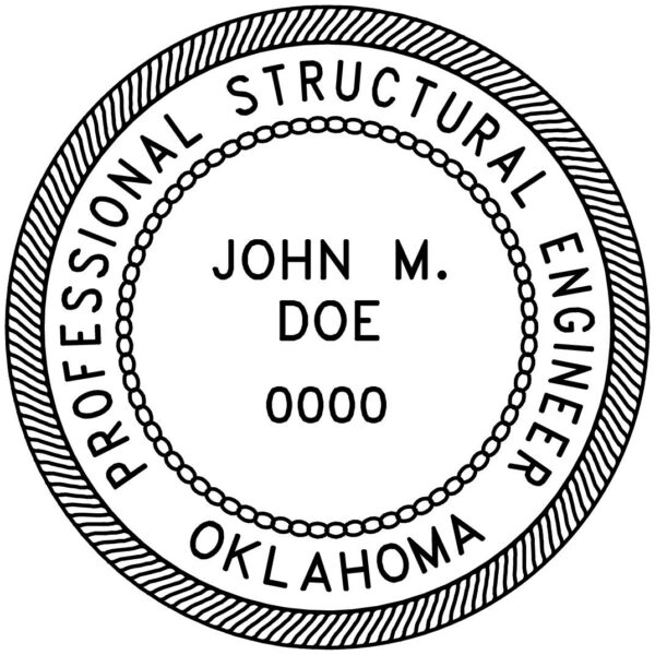 Oklahoma Professional Engineer Stamp | PE Stamps