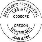 Oregon Professional Engineer Stamp | PE Stamps