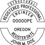Oregon Professional Engineer Stamp | PE Stamps