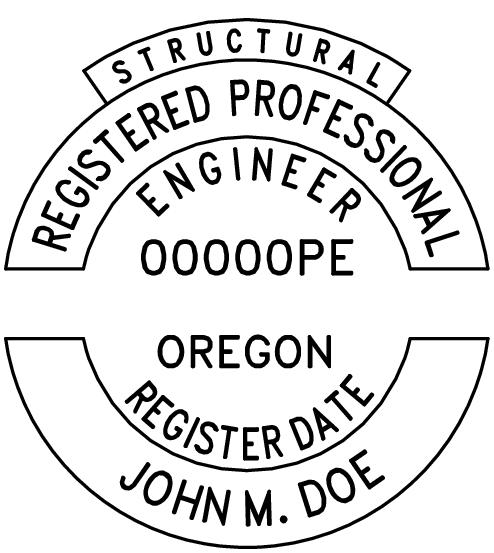 Oregon Professional Engineer Stamp | PE Stamps