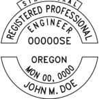 Oregon Professional Engineer Stamp | PE Stamps