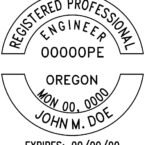 Oregon Professional Engineer Stamp | PE Stamps