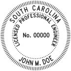 South Carolina Professional Engineer Stamp | PE Stamps