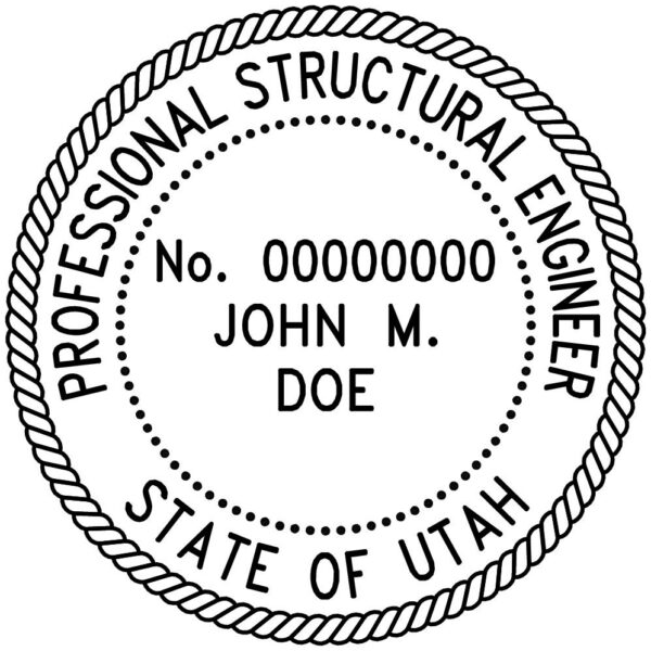 Utah Professional Engineer Stamp | PE Stamps