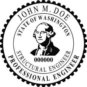 Washington Professional Engineer Stamp | PE Stamps
