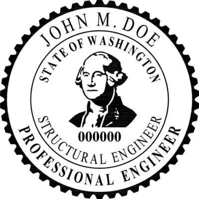 Washington Professional Engineer Stamp | PE Stamps