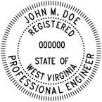 West Virginia Professional Engineer Stamp | PE Stamps