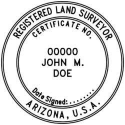 Land Surveyor Stamps, Professional Surveyor Electronic Seals