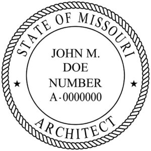 Missouri Architect Stamp | PE Stamps