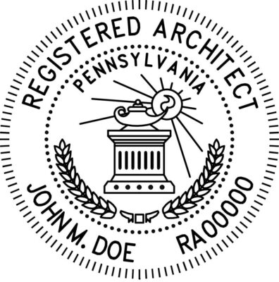 Pennsylvania Architect Stamp | PE Stamps