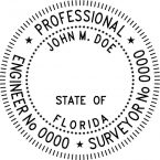 Florida Professional engineer & surveyor Stamp | PE Stamps