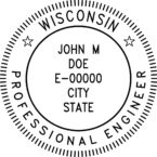 Wisconsin Engineer Stamp | PE Stamps