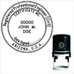 Arizona Professional Engineer Stamp | PE Stamp