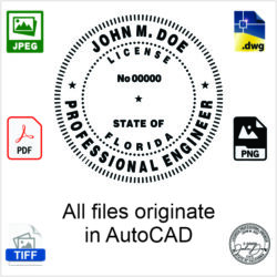 Florida Professional Engineer Stamp | PE Stamp