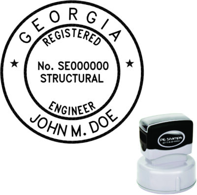 Georgia Professional Engineer Stamp | PE Stamps