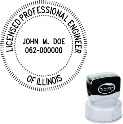 Illinois Professional Engineer Stamp | PE Stamp