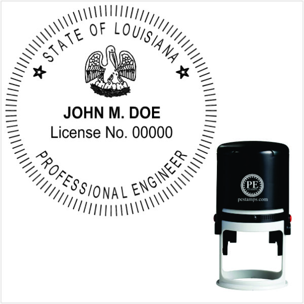 Louisiana Professional Engineer Stamp | PE Stamp