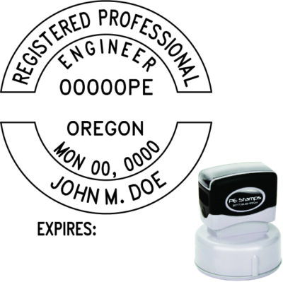Oregon Professional Engineer Stamp | PE Stamps