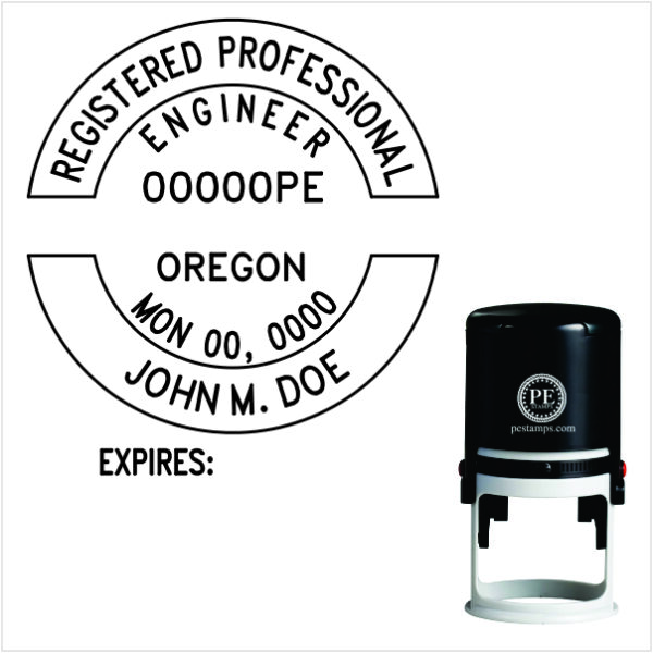 Oregon Professional Engineer Stamp | PE Stamps
