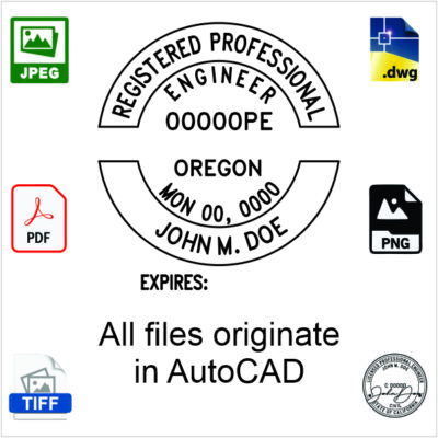 Oregon Professional Engineer Stamp | PE Stamps