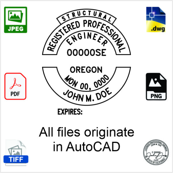 Oregon Professional Engineer Stamp | PE Stamps