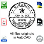 Texas Professional Engineer Stamp | PE Stamp