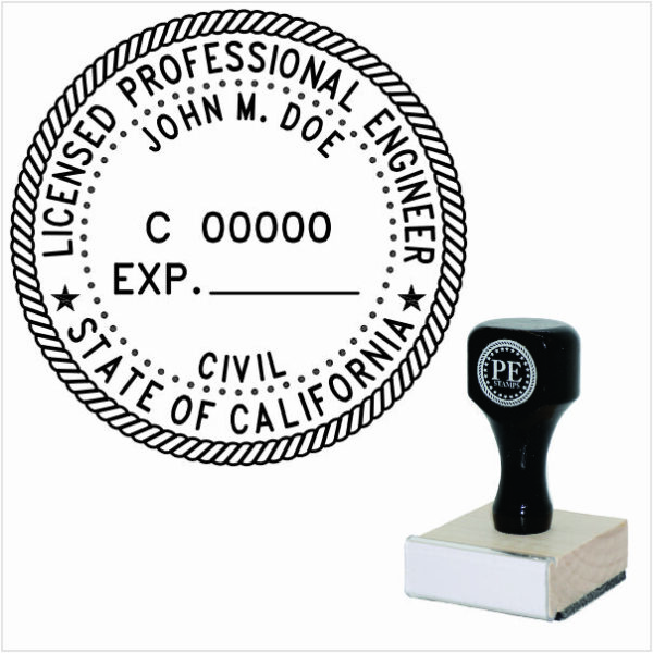 California Professional Engineer Stamp | PE Stamp