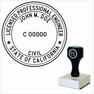 California Professional Engineer Stamp | PE Stamp