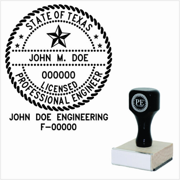 Texas Professional Engineer Stamp | PE Stamp